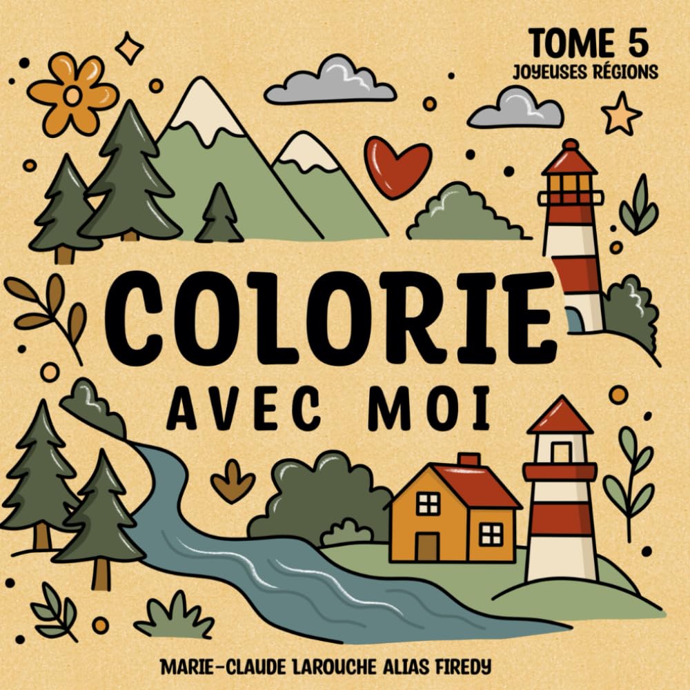 Livre À Colorier Colorie Avec Moi - Tome 5 – Boutique Elena - Art de vivre
