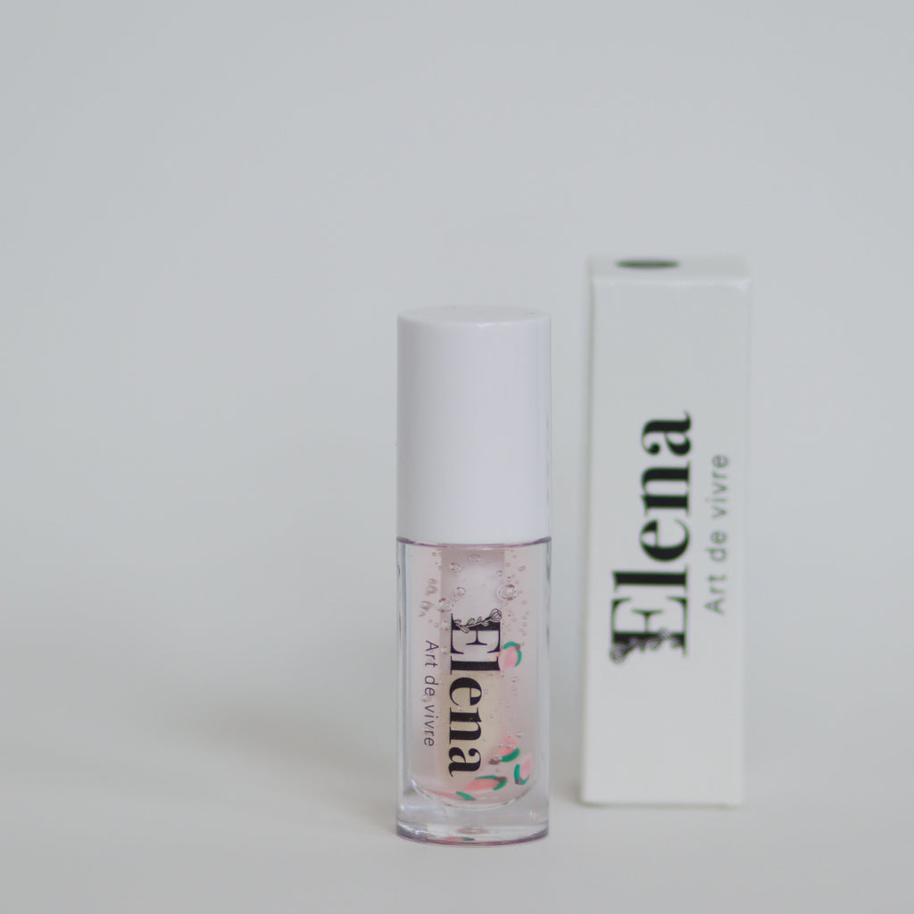 Huile À Lèvres - Pêche (Collection Exclusive Elena) – Boutique Elena ...